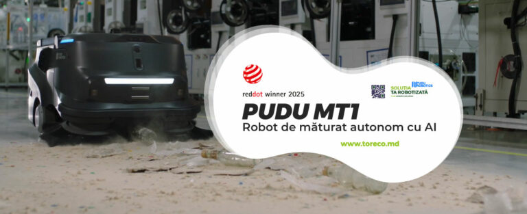 Robotul de curățenie PUDU MT1, premiat cu Red Dot Design Award 2025 ...